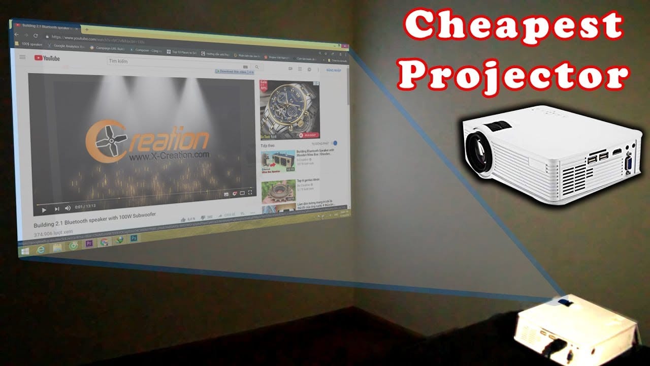 Under $100 Full HD Projector | UNEXPECTED QUALITY & Too Cheap!!! | X ...