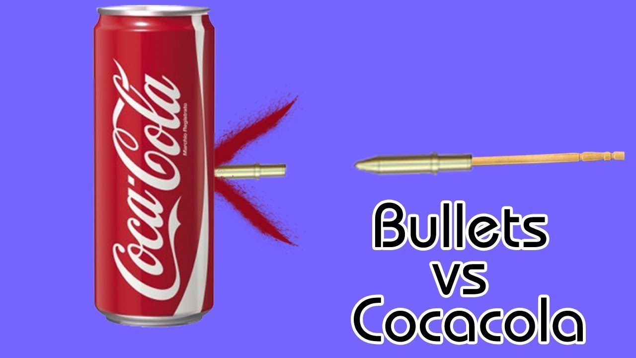Homemade Match Bullets and Shooting on Coca Cola can | X-Creation Laser ...