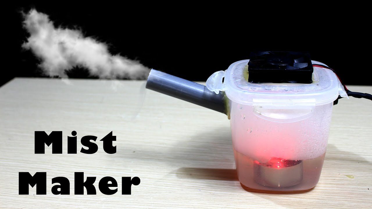 How to make Ultrasonic Mist Maker fogger - Very Simple way | X-Creation ...