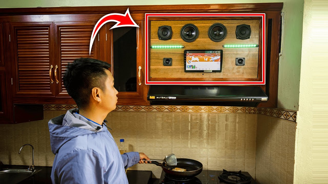 Building Unique Kitchen Speaker System with Android head unit Car ...