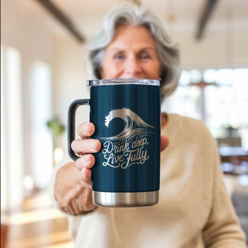 Meaningful Life Quote Tumbler Engraving | SVG Wrap File Download #003 | X-Creation Laser Files Store