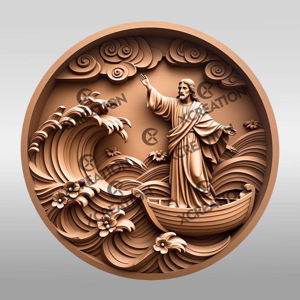 [Free Download] Jesus 3D Illusion Laser Engraving Design File ...