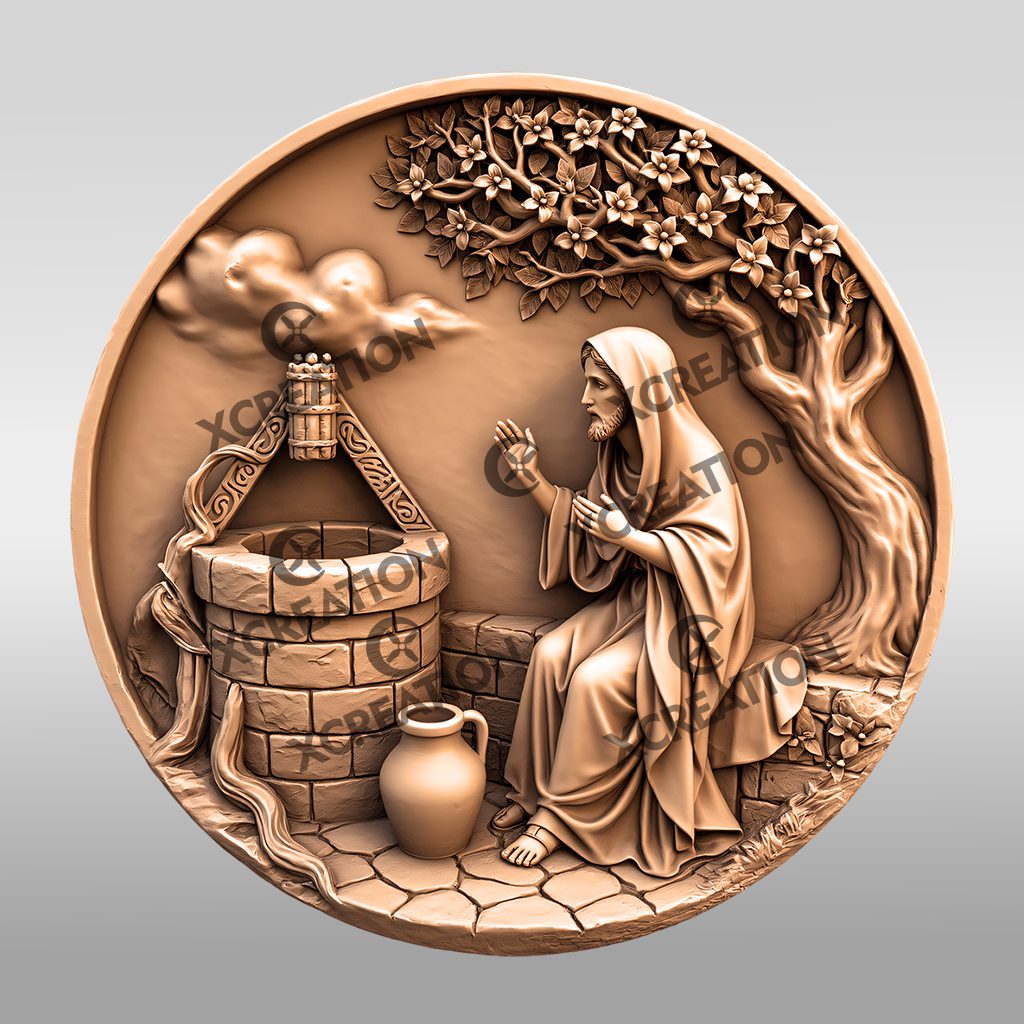 Jesus 3D Illusion Laser Engraving File, Religious Art Design, Christian ...